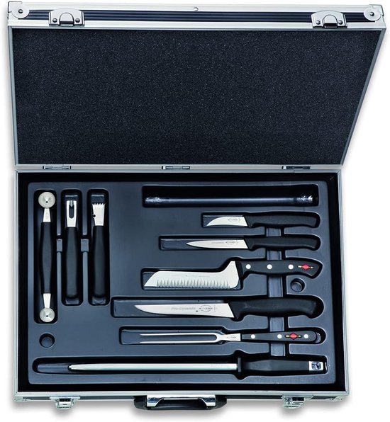 Kookkoffer 14-delig met messenset en keukengereedschap, inclusief ...