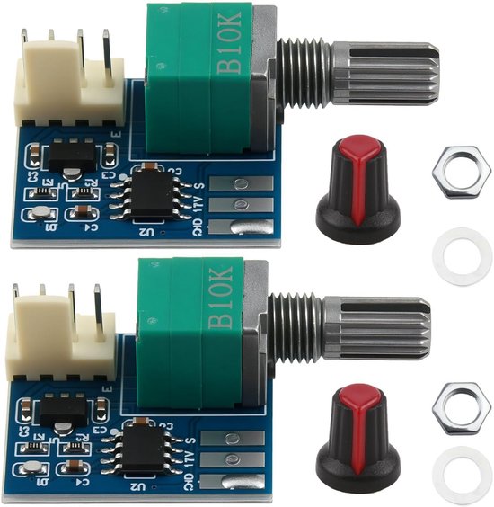 PWM Ventilatorsnelheidsregelaar DC 0-12V voor PC Fans | bol