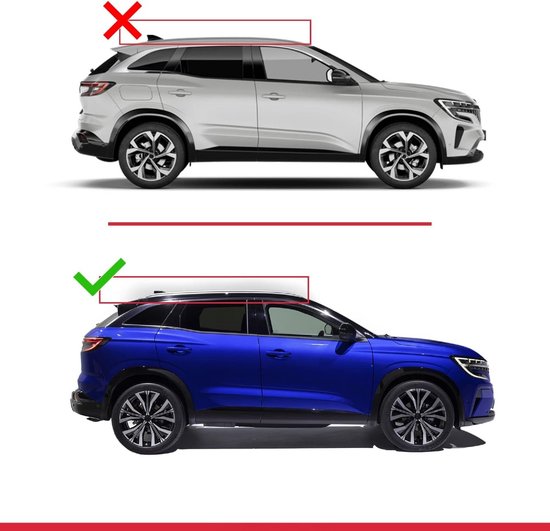Dakdragerset geschikt voor Renault Austral (RHN) 2022-2025 Zwart ...