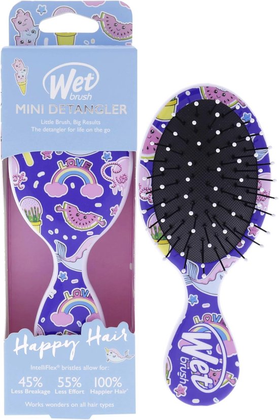 Mini Haarborstel voor Reizen - UltraZachte Borstelharen Geschikt voor ...