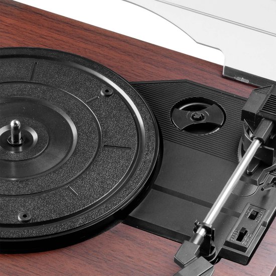 Retro platenspeler - Audizio Reno - Bluetooth platenspeler - LP speler ...