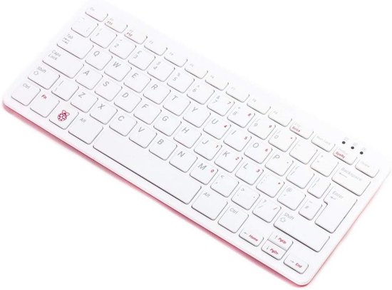 USB-toetsenbord met 3 USB-poorten - Rood/Wit | bol