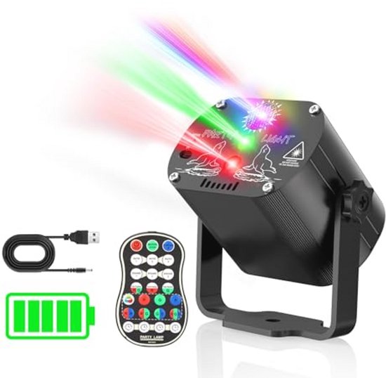 Tyonto Wireless Disco Ball Party Light 4500mAh 60 Olika Monster Strobe ...