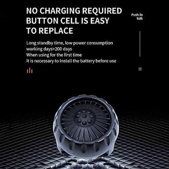 KARZO - Draadloze afstandsbediening PTT-knop voor Zello, Walkie Talkie ...