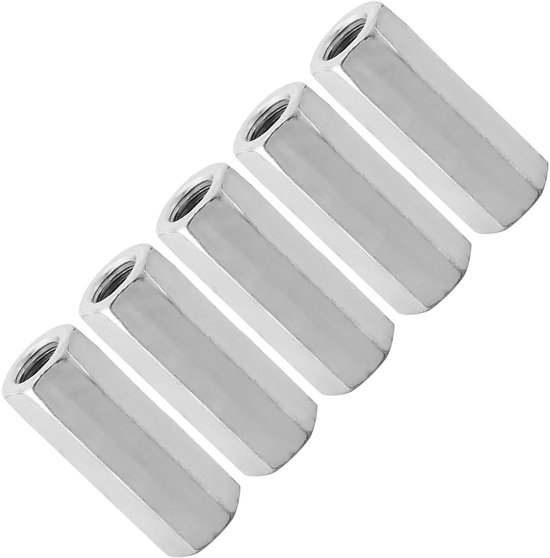 Studding Connector - M12 Rod Couplings - Hexagonal Planes Steel ...