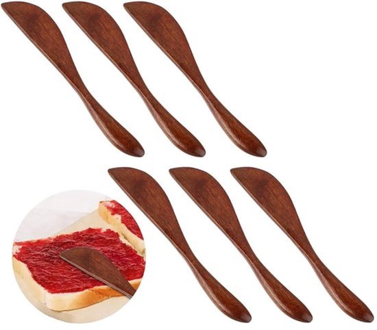 KARZO - Houten botermessen spatel kaasmes jamlepel boterstrooier ...