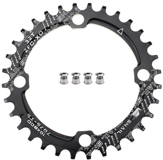 Smalle Brede Kettingblad 104 BCD 32T voor Racefiets en Mountainbike | bol