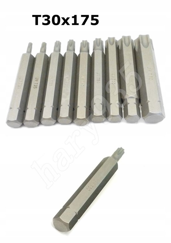 Jonnesway Torx T30 slagmoerbit 75 mm 10 mm aandrijving | bol