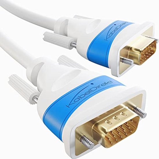 VGA naar VGA kabel 1,5m - hoogwaardig voor Full HD verbindingen met pc ...