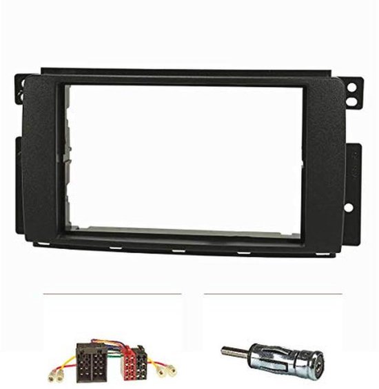 Dubbele Din Radio Installatie Frame Set voor Smart Fortwo en ForFour ...