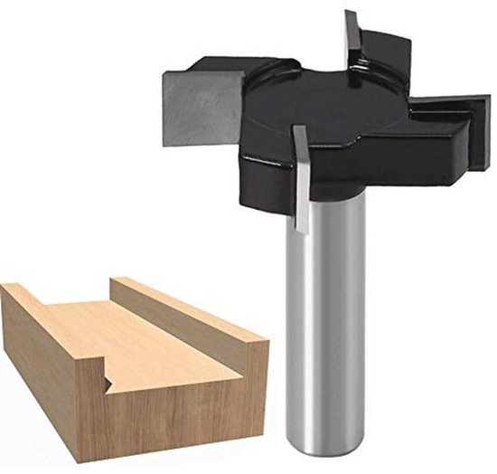 12 mm schacht houtfrees voor CNC spoilboard surfacing router bit | bol