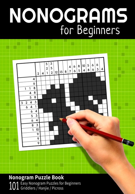 Nonogram Puzzelboek voor Beginners: 101 Eenvoudige Picross Logische ...