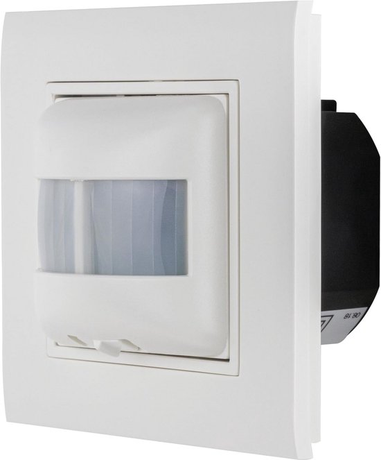 Inbouw Bewegingssensor 120 Graden Hoek en 8 Meter Bereik Wit | bol