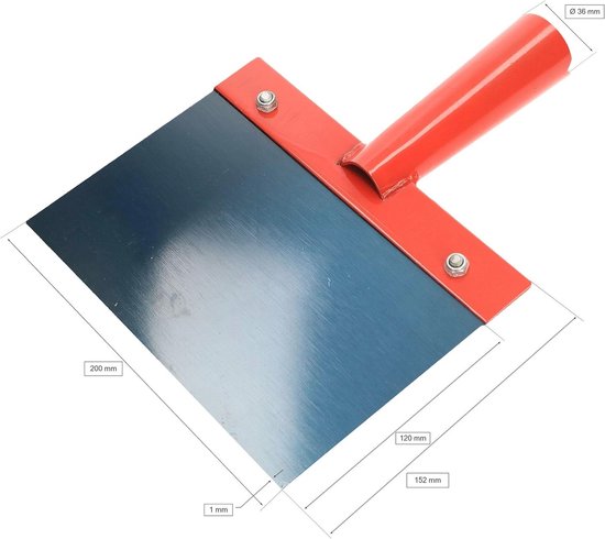 Grondschraper 200 mm - Verfschraper, Behangschraper, Betonschraper, IJs ...