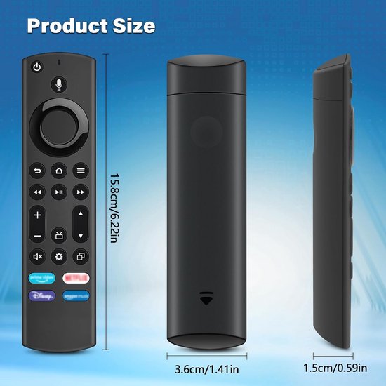 Universele Vervangende Afstandsbediening voor Smart TV Sticks en Cubes ...