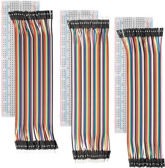 Breadboard Set met Jumper Wires voor Arduino en Raspberry Pi - Ideaal ...