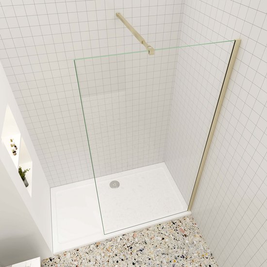 Aica Paroi de douche moderne 70x200 cm - Verre trempé sûr 8 mm NANO ...