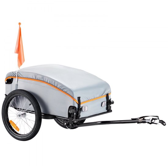 Fietskar - Bagagekar/Transportkar - Max. 45 kg Draagvermogen - 135 x 63 ...