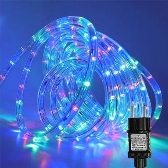Lichtslang 200 LED 10m voor Buiten - 8 Modi - Blauwe LED Verlichting | bol