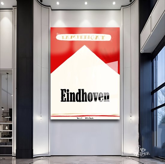 Eindhoven peukie - Meerdere kleuren - Poster 80 x 120 cm G | bol