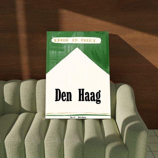 Den Haag peukie - Meerdere kleuren - Plexiglas 80 x 120 c | bol