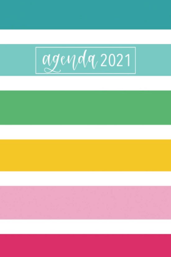 Agenda 2021 Weekplanner en Dagplanner, Kalender Jaaroverzicht A5 | bol