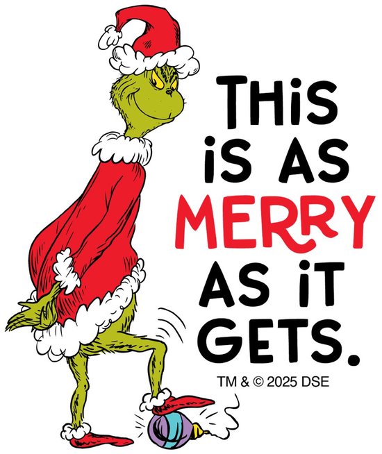 The Grinch Dit Is Zo Vrolijk Als Het Wordt Sticker | bol
