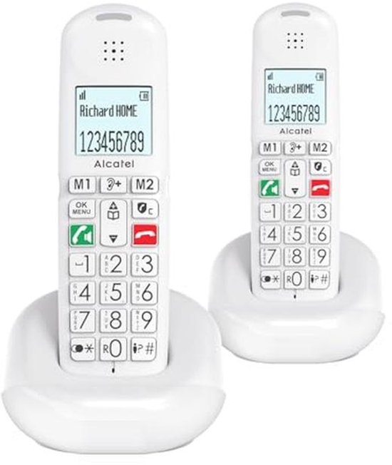 Vaste Telefonie XL685 Duo met Draadloze DECT Technologie voor Senioren ...