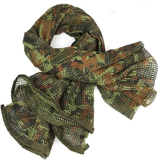 Mesh Net Camo Sniper Sluier Neck Sjaal voor Jacht Schieten Fotografie ...