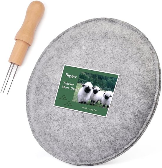 Felt pad voor felting - 280 x 230 mm - met vilten naalden - droog ...