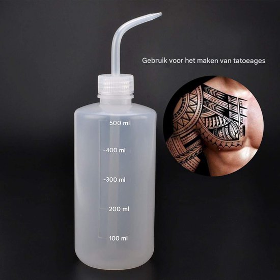 Knijpfles - Doseerflessen - 500 Ml Met Maatverdeling Lekvrije Deksels ...