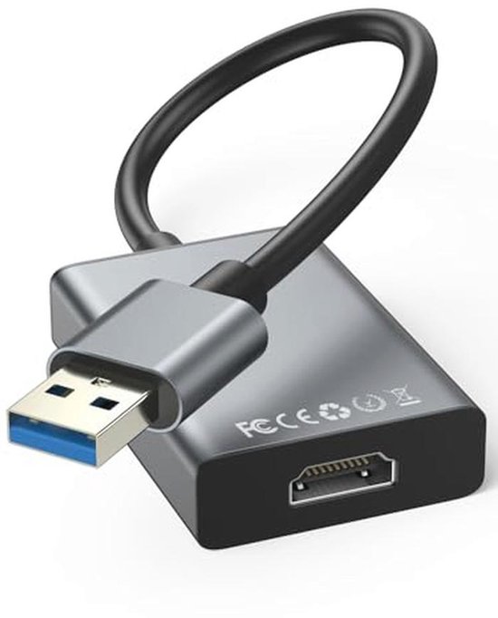 USB naar HDMI-adapter voor Full HD 1080P Video en Audio | bol
