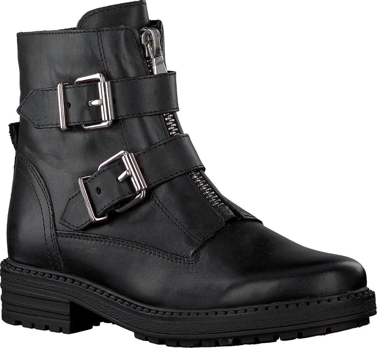 Omoda Dames Biker boots Lpleaf - Zwart - Maat 41 | bol.com