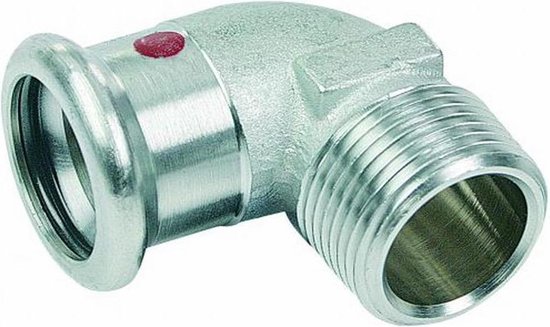 Bonfix Press - Staalverzinkte - perskoppeling - Knie -koppeling - 90° - 1 -2" x 15 mm... | bol.com