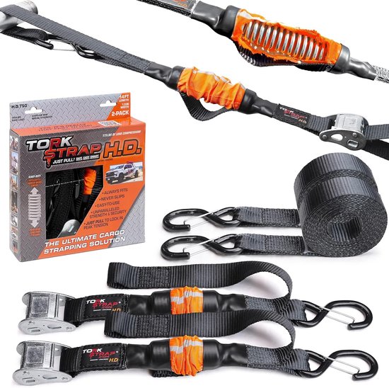 Heavy Duty Veerbelaste Spanbanden - 14 ft Voor Veilig Vracht Transport ...