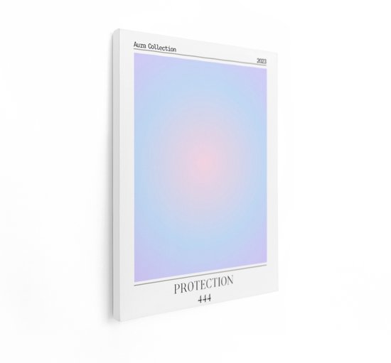 Artaza Canvas Schilderij Aura Protection 444 - 60x80 cm - Wanddecoratie ...