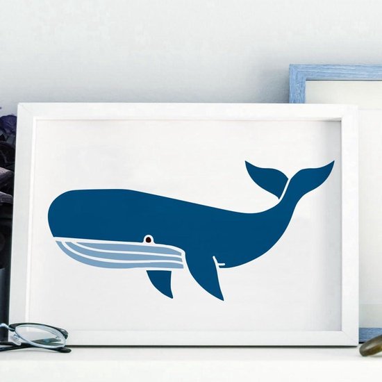 Sjablonen zeedieren decoratie sjablonen - Oceaan thema - Walvis patroon ...