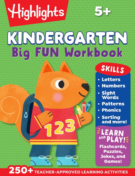 The Big Fun Kindergarten Activity Book, Adam Gamble, Mark Jasper ...