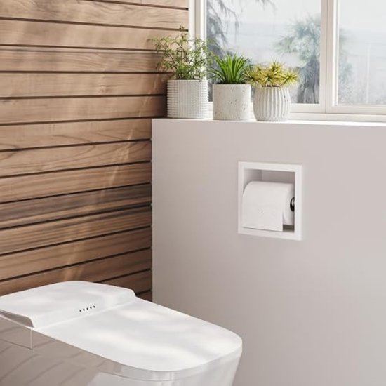 Inbouw-toiletpapierhouder 304 roestvrij staal wc-rolhouder wandmontage ...