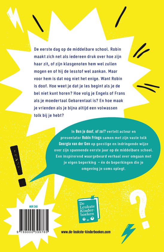 Ben je doof, of zo!?, Robin Frings | 9789000399765 | Boeken | bol