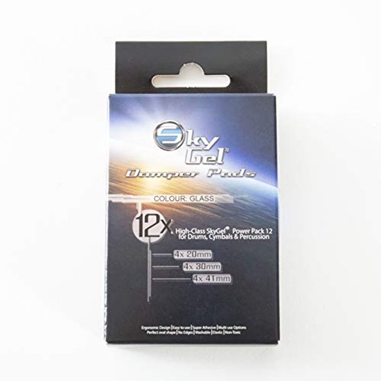 SKYGEL Damper Pads Power Pack (Clear) - Accessoire voor drumvellen | bol
