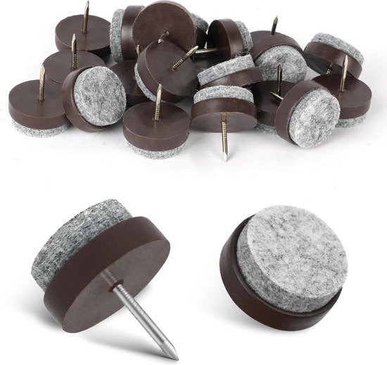 Titel: Pack of 20 Felt Caps Screws Diameter 22 mm for Chair Leg ...