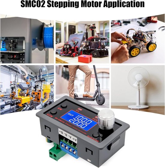 Stepper Motor Driver Nema 17 SMC02 Controller met Display | bol