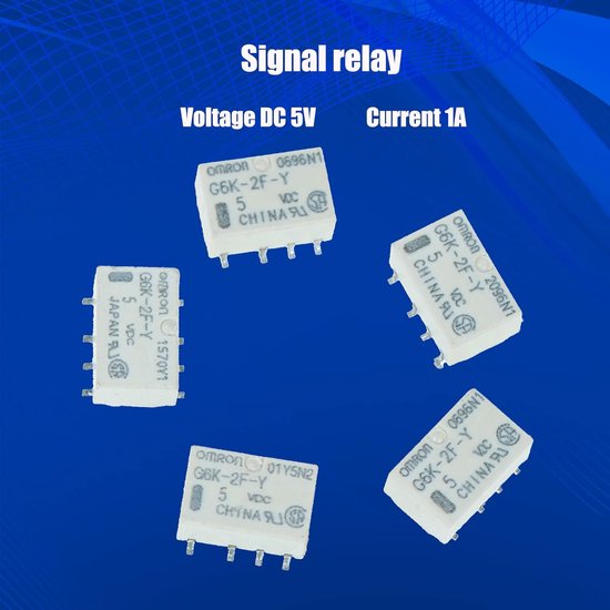 5x DC 5V Relais Module 1 Kanaal Mini Power Relais - Omron Relais | bol