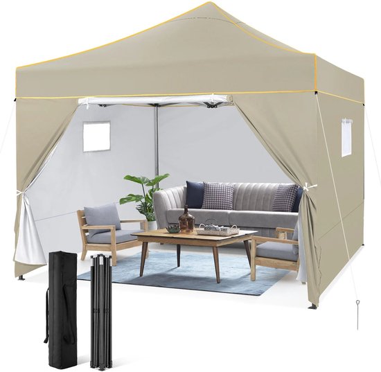 Partytent – Tuinkamer – Overkapping – Tent – Pop-Up Tent – Stevig ...