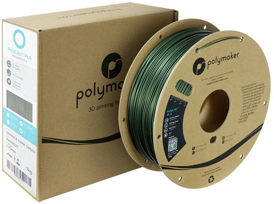 Polymaker PA02027 Filament PLA kunststof 1.75 mm 1000 g Donkergroen ...