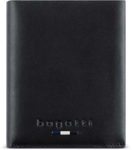 bugatti portemonnee Romeo Upright Wallet Black zwart | bol