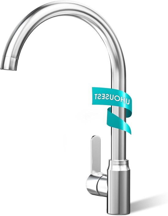 Waterkraan voor de keuken - Roestvrij staal met sproeikop - Modern ...