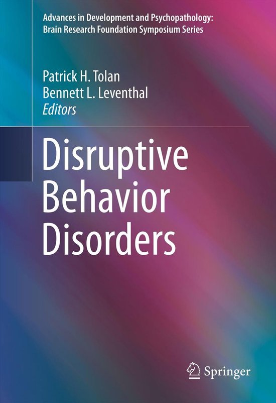 Disruptive Behavior Disorders | 9781461475569 | Patrick H. Tolan ...