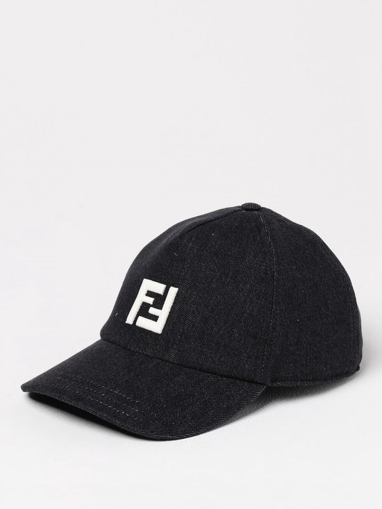 Denim Baseball Cap FF Logo - Black Hats | bol